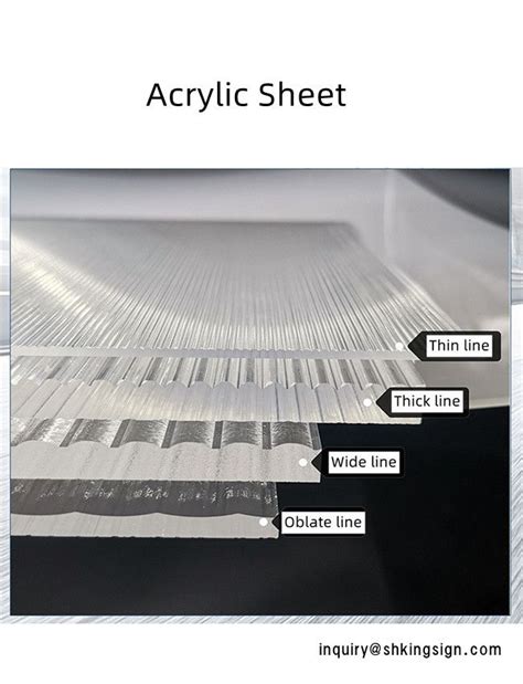 Fluted Acrylic Sheet Acrylic Sheets Acrylic Sheet
