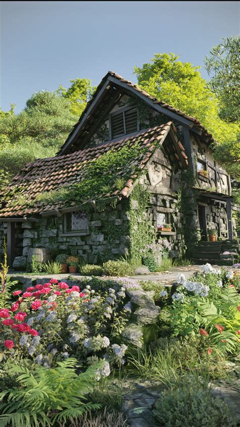 Gardeners House Medieval Style Finished Projects Blender Artists