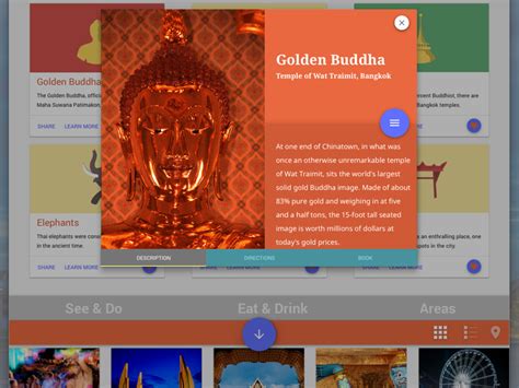 Bangkok A Material Redesign Overlay Interaction By Grant P On