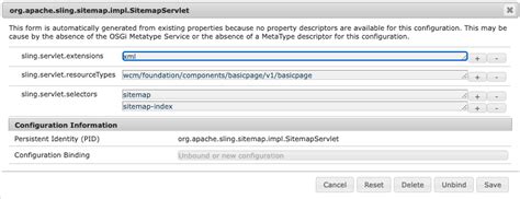apache sling sitemap in aem 6 5 and aemaacs