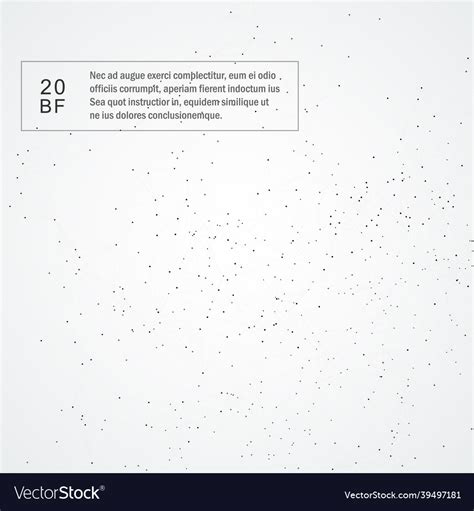 Science Abstract Network With Connections Dots Vector Image