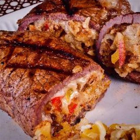 Stuffed And Grilled Flank Steak