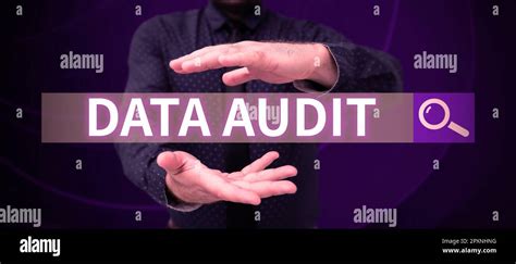 Sign Displaying Data Audit Business Idea Auditing Of Data To Assess