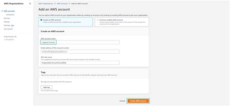 Create Aws Account In Aws Organizations Aws Single Sign On For Organization