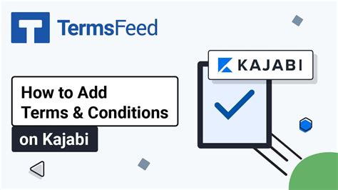 How To Add A Terms And Conditions Page On Kajabi TermsFeed