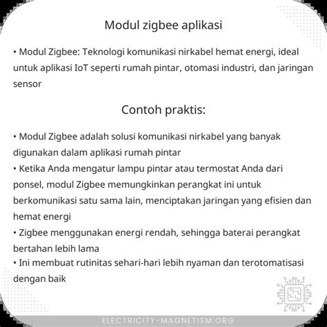 Modul Zigbee Aplikasi Electricity Magnetism