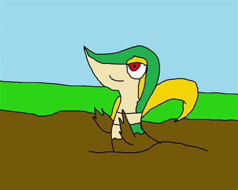 Snivy In Deep Sandy Quicksand By Mudlove2 On Deviantart