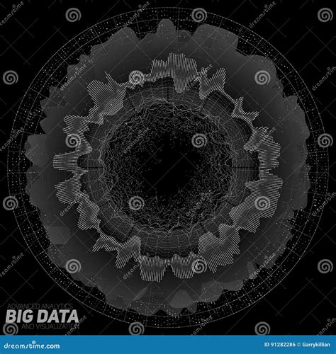 Big Data Grayscale Visualization Futuristic Infographic Information Aesthetic Design Visual