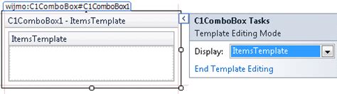 Smart Tag ComponentOne ComboBox For ASP NET Web Forms
