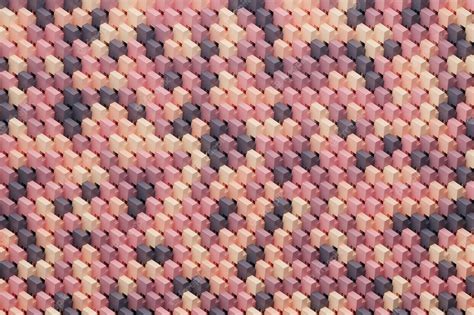 Premium Photo Abstract Row Of Colorful Futuristic Objects Background 3d Rendering