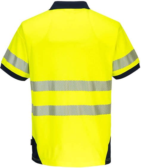 Uniform Australia Prime Mover Workwear T182 Pw3 Hi Vis Polo Shirt Ss