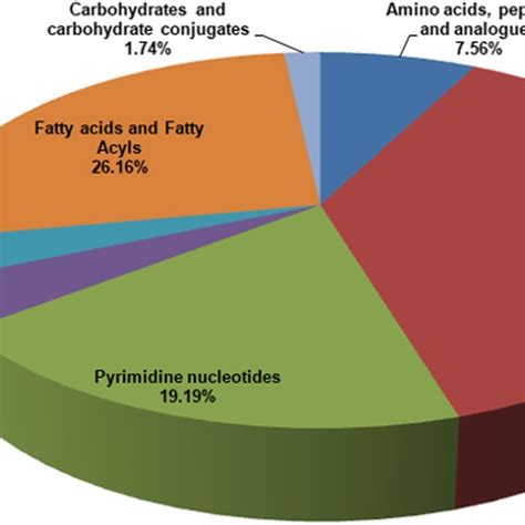 Metabolite Classification Analysis Pie Chart Of Differentially