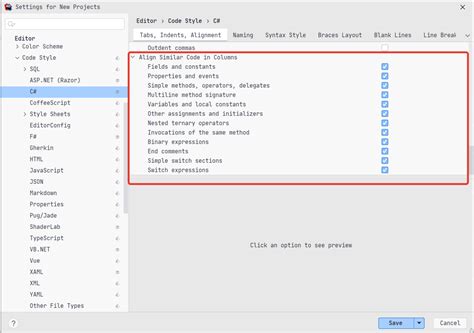 Rider Code Style Make So That Separate Fields On One Line Dont