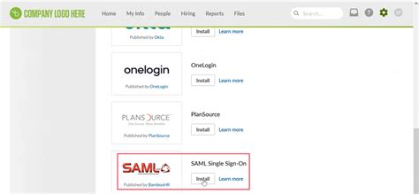 Bamboohr Single Sign On Sso Bamboohr Saml Sso