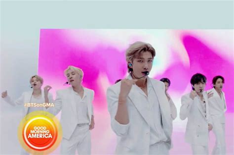 Bts Performs Butter Dynamite On Good Morning America
