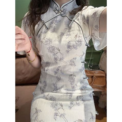 Celebrity Cheongsam Republican Style Miss 2023 Retro Improved
