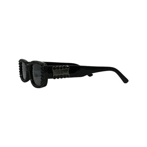 Bb Crystal Sunglasses Black On Black Bb Simon®