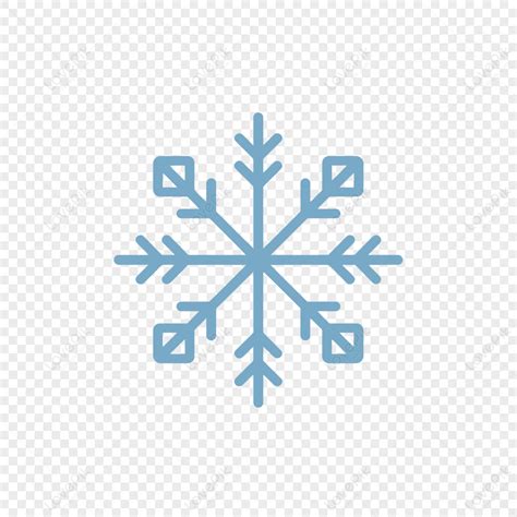 파란색 눈송이 아이콘은 흰색 배경에 있습니다 벡터미니멀리즘우수이 Png 일러스트 무료 다운로드 Lovepik