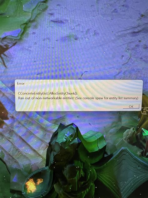 Run Out Of Non Networkable Entities Error Still Occurring In 2024 R