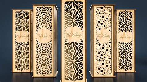 Laser Cut Wooden Locomotive Wine Box Template