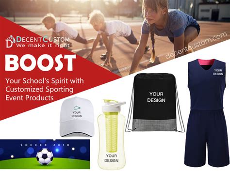 Boost School Spirit With Tailored Sporting Event Products Decentcustom