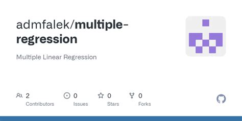 Github Admfalekmultiple Regression Multiple Linear Regression