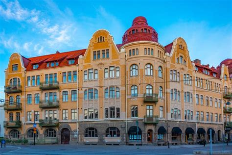 Commercial Street In Lund Sweden Editorial Stock Image Image Of