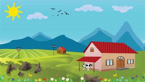 Village Path Vector Art Icons And Graphics For Free Download