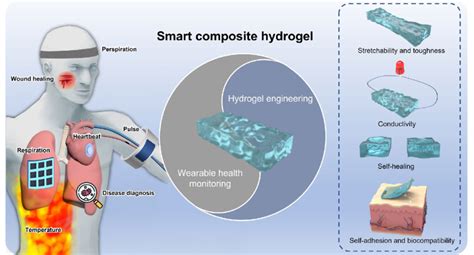 Engineering Smart Composite Hydrogels For Wearable Health Monitoring