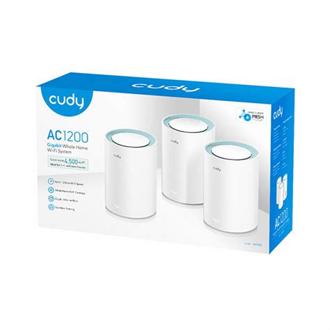 Cudy M1300 Ac1200 3 Pack Dual Band Wi Fi Mesh Router