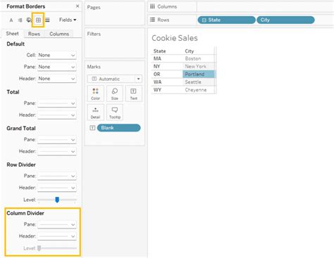 How To Remove The ABC Column In Tableau