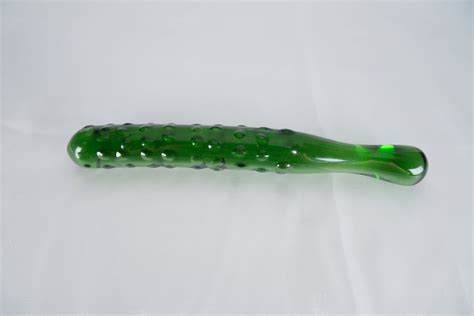 Glass Cucumber Shape Dildos Butt Plug Anal Plug Crystal Loveorigin