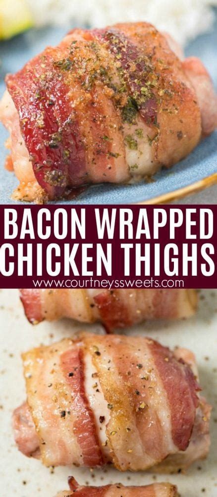 Bacon Wrapped Chicken Thighs Artofit