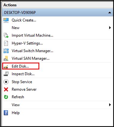 Create Mount Unmount And Convert VHD VHDX