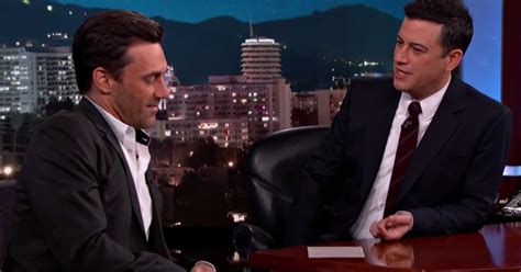 Jon Hamm Throws Gummy Bears At Jimmy Kimmel Video Time