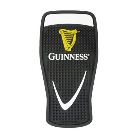 Guinness Gravity Glass Bar Mat Brew