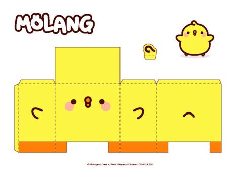 Molang — Its Fridiy And Today We Offer You A Pattern For Paper Toys Template Paper Doll