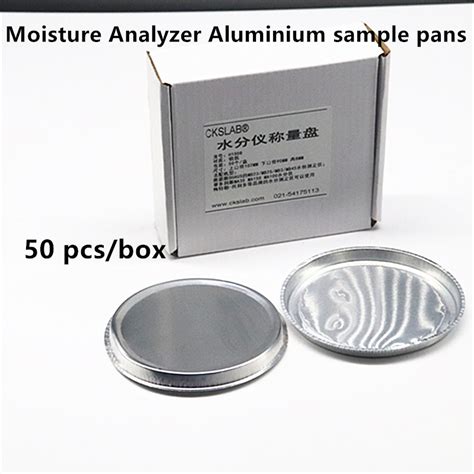 Moisture Analyzer Aluminum Sample Pans 50 Pieces Per Box High Quality Moisture Analyzer