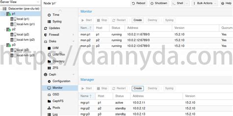 how to quickly test ceph storage cluster on proxmxo ve pve cluster