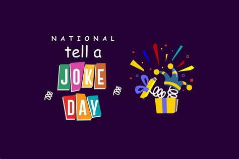 National Tell A Joke Day 25788166 Vector Art At Vecteezy