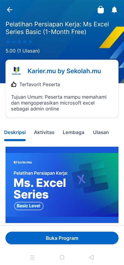 Popii On Twitter Fyi Guys Yg Mau Ikut Pelatihan Excel Lumayan Banget