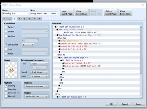 Farming System Using Yanflys Self Switches And Variables Rpg Maker Forums