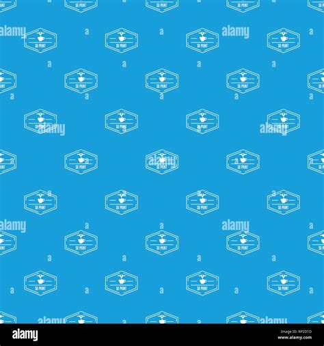 Plastic 3d Printing Pattern Vector Seamless Blue Stock Vector Image And Art Alamy