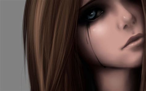 Sad Crying Anime Wallpapers Top Free Sad Crying Anime Backgrounds Wallpaperaccess