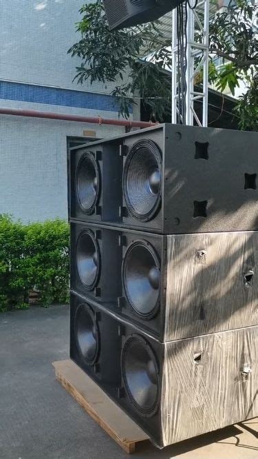 Serious Stacked Sub 💪🔥 Stereo Systems Sound System Speakers Home