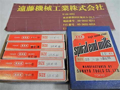 SANKYO 4刃スロッティングエンドミル 3 030B S510本 マシンライフ