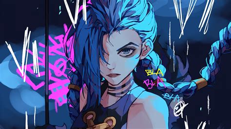 Jinx De Arcane League Of Legends Fondo De Pantalla 4k Id12850