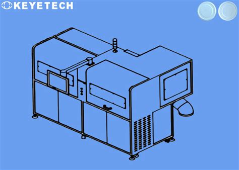 Degradable Cup Lid Defects Detector High Precision Cap Inspection Equipment