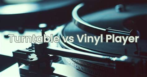 Turntable Vs Vinyl Player All For Turntables
