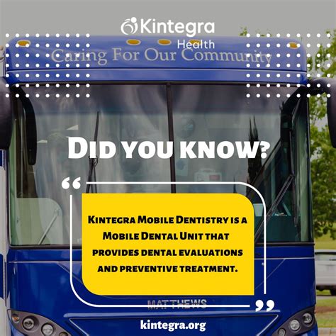 Kintegra Health On Linkedin Did You Know We Have Mobile Dentistry Units You Might See Us In